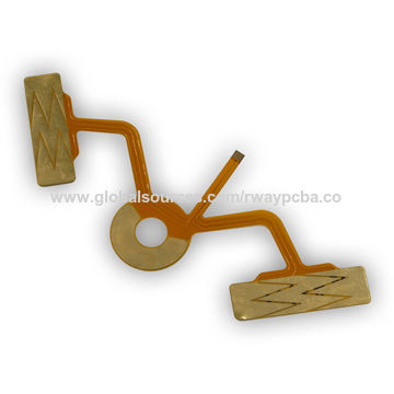 Dual layer flexible PCB made of polyimide with irregular shape, FPC ...