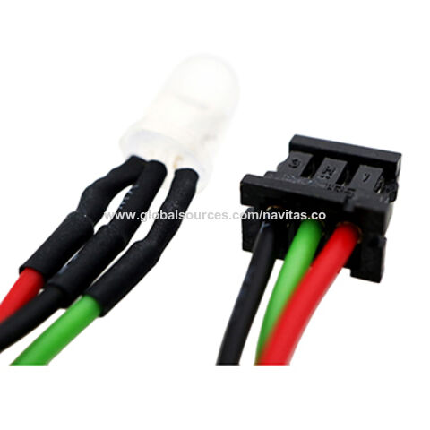 Taiwan3 pin 2 mm Pitch HRS 3DF-3S-2C Female Connector, Kingbright LED ...