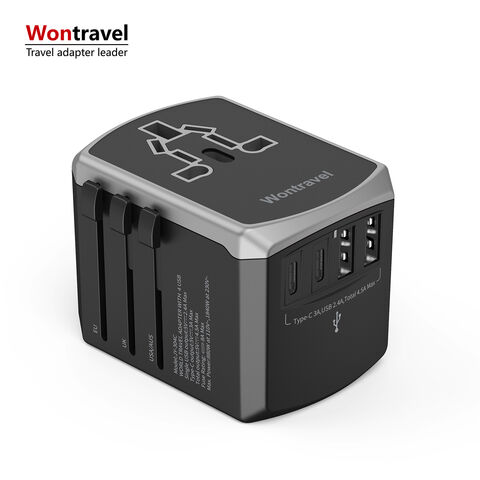 Buy Wholesale China Design 2 Usb + Pd Universal Travel Adapter Uk/aus ...
