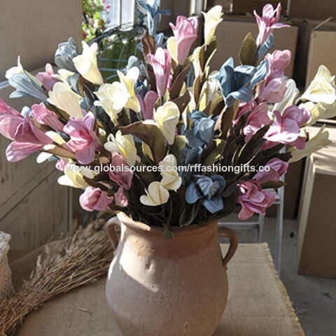 Buy Wholesale China 4 Heads Magnolia Artificial Flowers,made Of Pe & Pe ...