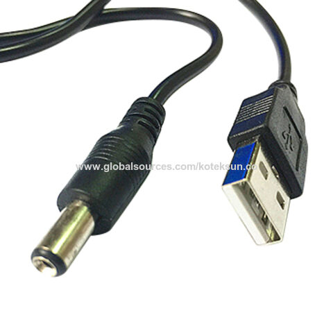 Buy Wholesale China Usb To Dc 5.5mm Power Cable, Fast Charge, 1m & Usb ...