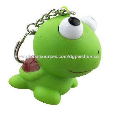 Eye Popper Animal Keyrings, Squishies Key Chains, 3D soft PVC keychain ...