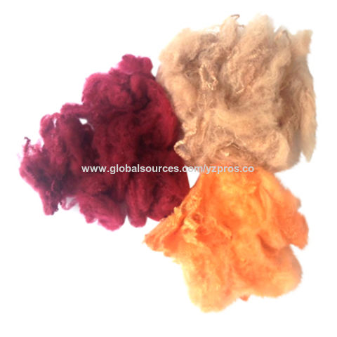 Buy Wholesale China Polyester Staple Fiber, 1.4den X 38mm Orange, Brown ...