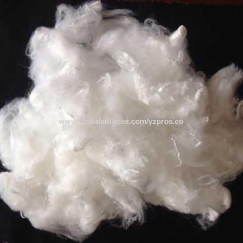Buy Wholesale China Polyester Staple Fiber, Solid Raw White Semi Dull ...