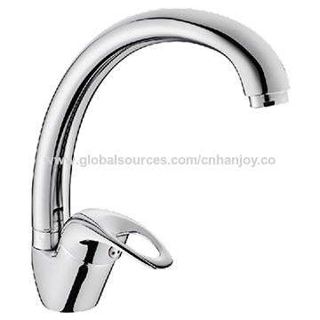 Buy Wholesale China Single Handle Brass Sink Kitchen Mixer & Single ...