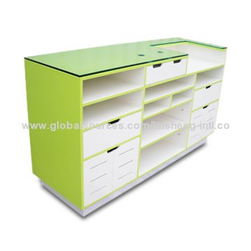 Buy Wholesale China Checkout Cash Desk Counter With T12mm Toughened ...