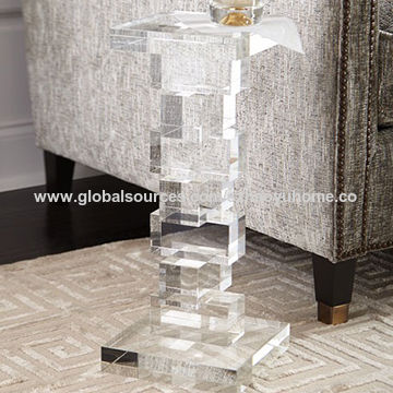 Buy Wholesale China Fully Transparent Acrylic Geometry Square Side ...