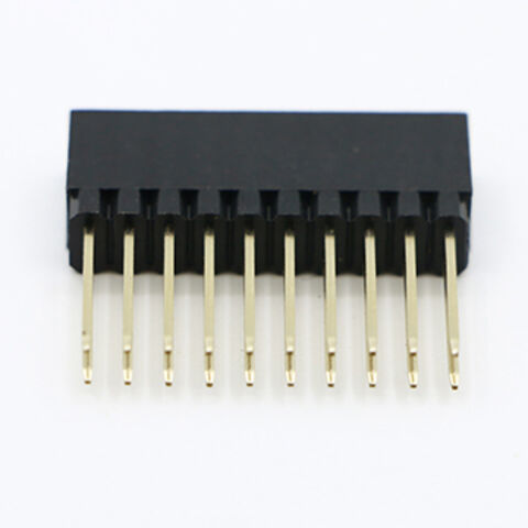 2.54mm Female Header 12.2MM DIP Connector, Female Pin Header Pin Header Connector Female Header ...