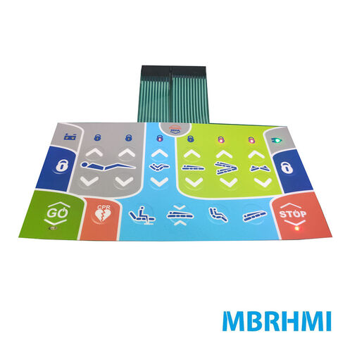 Custom Membrane Switches Control Panel Sticker Keypad Overlay - China ...
