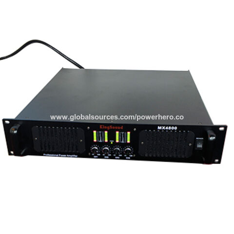 Buy Wholesale China 1200w*4 4ch Professional Power Amplifier ...