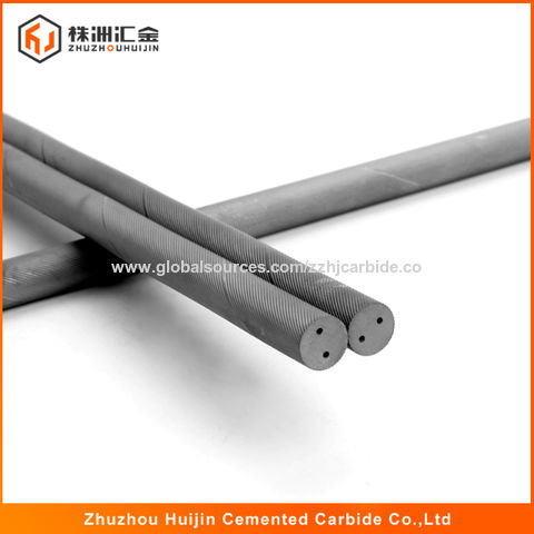 Buy Wholesale China Double Helix Hole Tungsten Carbide Rod & Double ...
