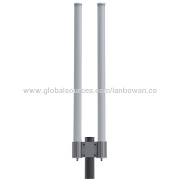 LANBOWAN 5GHz 13dBi Dual Pol mimo Omni 360 degree omni Antenna for ...