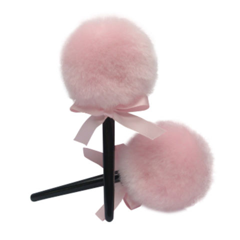 Acrylic boa puff, various quality with stain ribbon or handle for ...
