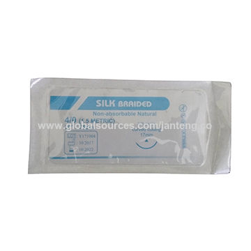 Buy Wholesale China Non Absorbable Natural Silk Suture & Non Absorbable ...