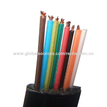 Buy Wholesale China Flat 4 Core Telephone Cable 4x5/0.12mm & Flat 4 ...