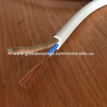 Buy Wholesale China 2 Core Solid Copper Conductor Electric Wire & 2 ...