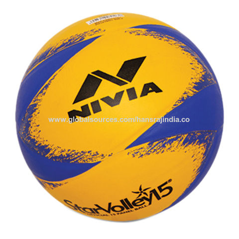 Buy Wholesale India Nivia Star Volleyball, Panels 15, Leather Laminated ...