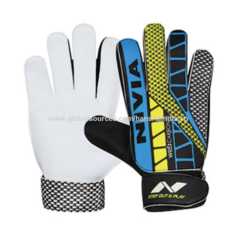 Buy Wholesale India Nivia Carbonite Web Goalkeeper Glove, Rubber Palm ...
