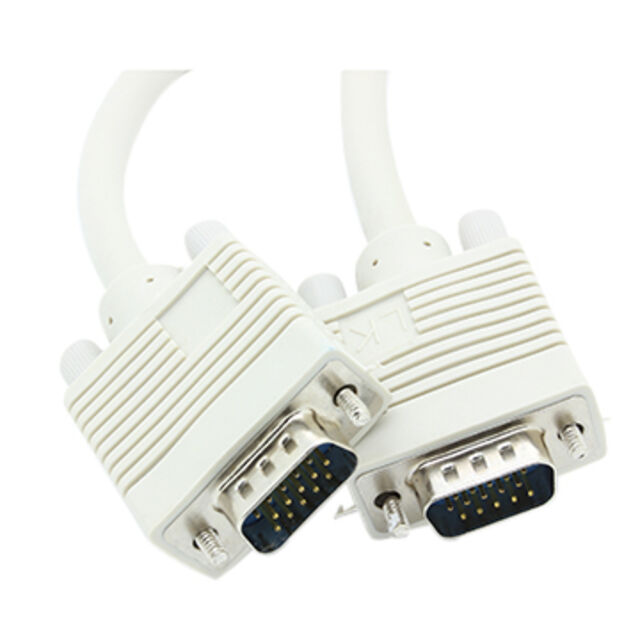 Buy Wholesale China 1.5m High-quality White Vga Male To Male Connector ...