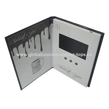 Buy Wholesale China Custom Order Business Gift Brochure 5 Inch Lcd ...