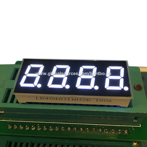 Buy Wholesale China Ultra White 4-digit 7-segment Led Display, 0.4-inch ...