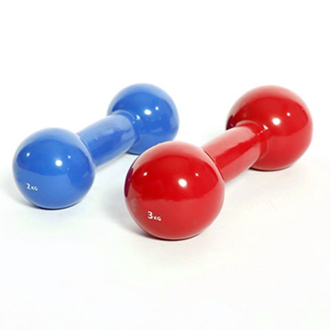Buy Wholesale China Vinyl Dipping Ball Head Dumbbell & Fillable ...