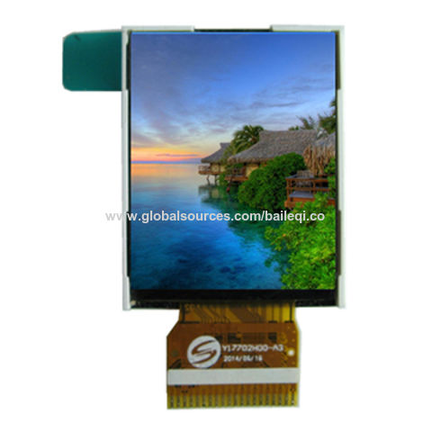 1.77" TFT LCD Display with 8-Bit MCU Interface and 20 Pin 220 cd/M2 ...