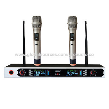 Buy Wholesale China Wireless Microphone System, Uhf Dual Pll 100ch ...