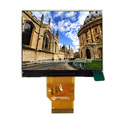 3.5 inch TFT LCD module with 320X240 dots, 8Bits RGB interface, 300 ...