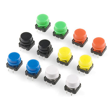 Buy Wholesale China Tactile Switch 12mm Square With Cap & Tactile ...