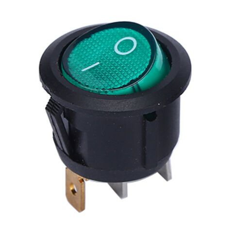 Buy Wholesale China Spst Automotive Round Rocker Switch Black & Square ...