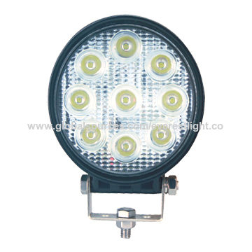 Buy Wholesale China Round Led Work Light, 27w, 1,600lm Lumen,ip68,ac ...