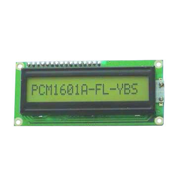 Buy Wholesale China Stn Yellow Green 16x1 Character Lcd Module Led Backlight & Lcd Module at USD ...
