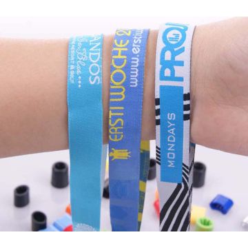 Buy Wholesale China Custom Made Polyester Woven Wristband With Barrel ...