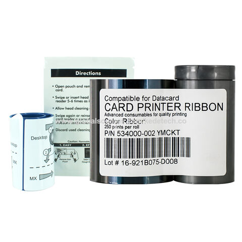 Buy Wholesale China 534000-002 Ymckt Full Color Panel Ribbon 250images ...