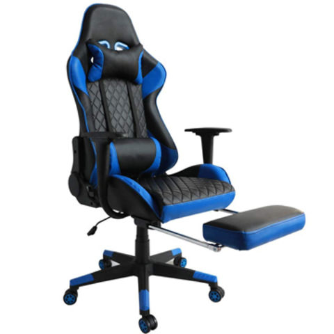 Gaming Chair Enjoyable Diamond Pattern Sophisticated Leather Computer ...