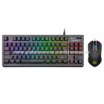 Best Quality Ergonomic Optical Computer USB Wired Gaming Keyboard and ...