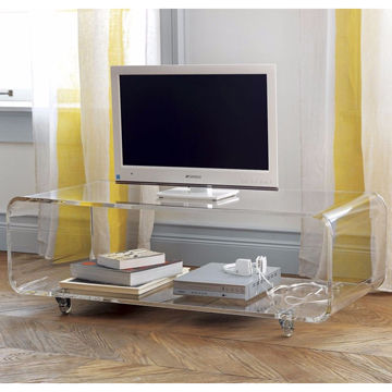 Buy Wholesale China Clear Acrylic Tv Stand Table Storage Table Lucite ...