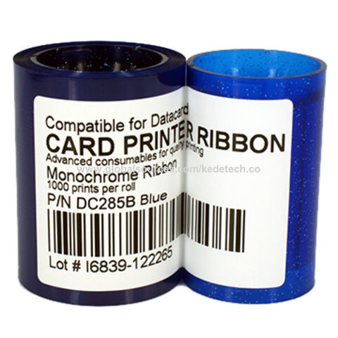 China Datacard DC285 Blue Monochrome Ribbon 1000images suitable for ...
