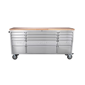 Buy Wholesale China 72-inch Wood Top Tool Chest Drawer & 72-inch Wood ...