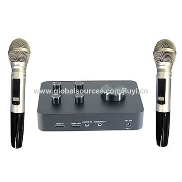 China HDMI Karaoke Mixer/2UHF Multi Channels Rechargeable Wireless ...