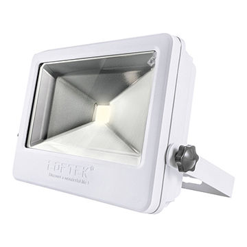 LOFTEK 50W LED RGB Flood Light, White, 50W LED Floodlight Outdoor LED ...