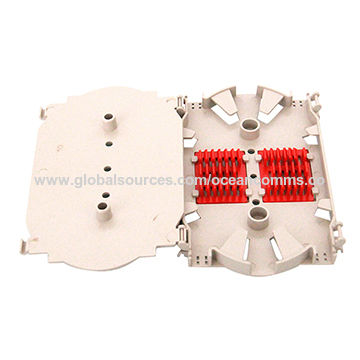 12 Core Fiber Optic Splice Tray Termination Box White Pigtail Fiber ...