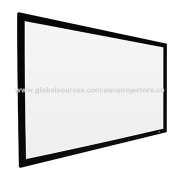 100" Large screen Fixed Frame Projector Screen 16:9 format with ...