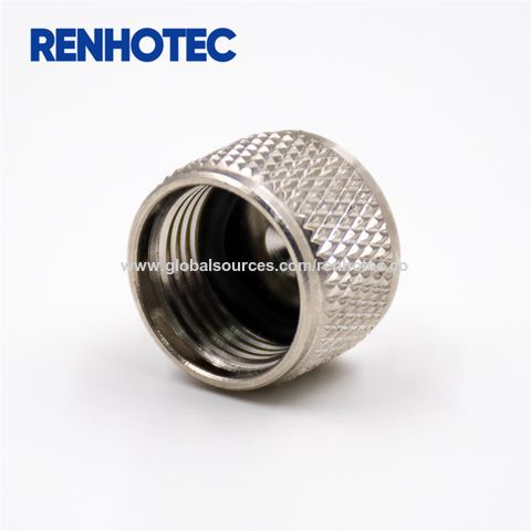 Inner Screw Metal Caps for M8 circular waterproof Male connector, Inner ...