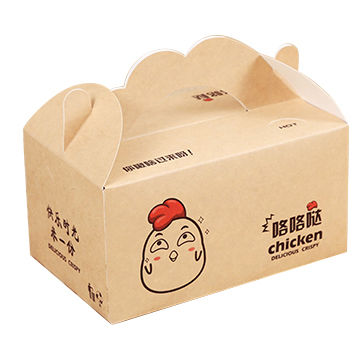 Fast food kraft hamburger box chicken wing chicken leg takeout box ...