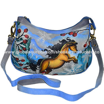 Buy Wholesale India Fashionable Ladies' Genuine Leather Sling Bag ...