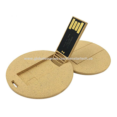 Buy Wholesale China Round Card Shaped Usb Flash Drives,custom Paper ...