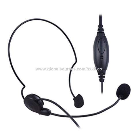 Buy Wholesale China Light-weight Behind-the-head Headset With Boom Mic ...