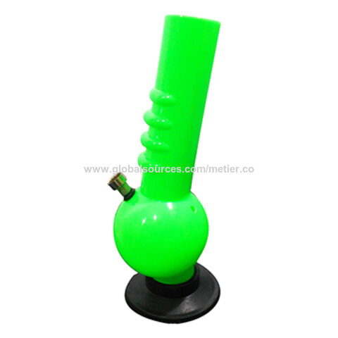 Buy Wholesale India Metier 12 Inch Tall Single Bulb Acrylic Water Pipe ...